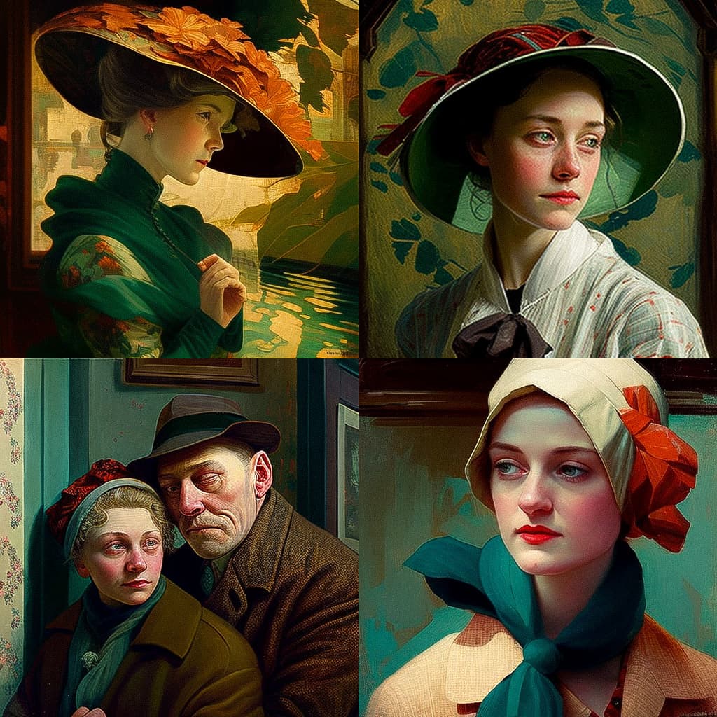 Edward Okun Midjourney style | Andrei Kovalev's Midlibrary 2.0