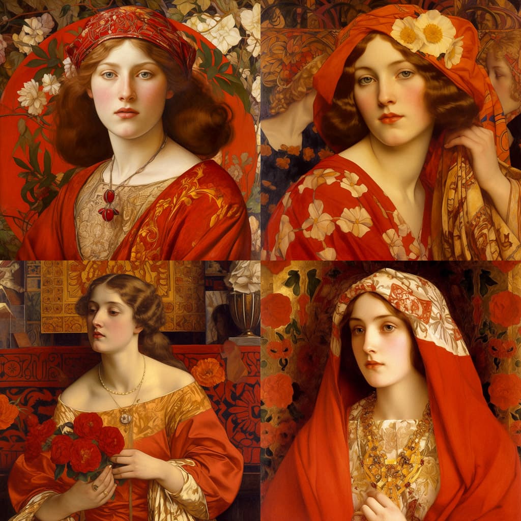 Frank Cadogan Cowper Midjourney style | Andrei Kovalev's Midlibrary 2.0