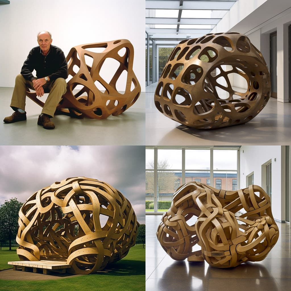 Richard Deacon Midjourney style | Andrei Kovalev's Midlibrary 2.0