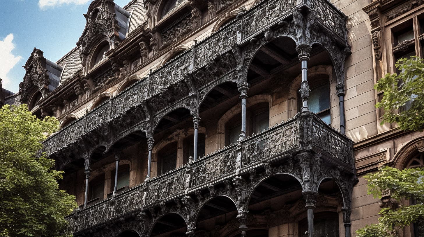 Cast-iron architecture Midjourney style | Andrei Kovalev's Midlibrary