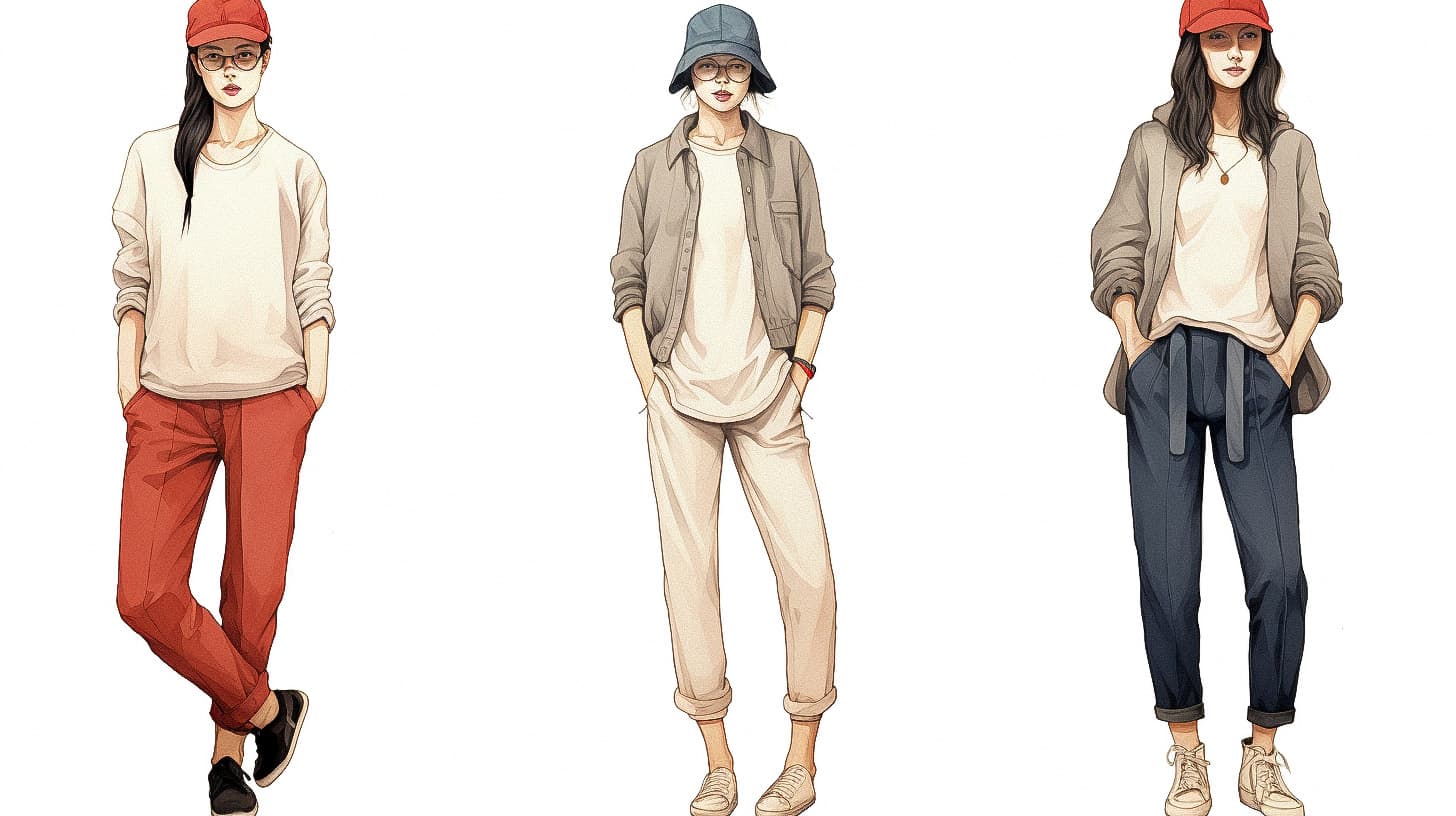 Normcore fashion Midjourney style | Andrei Kovalev's Midlibrary