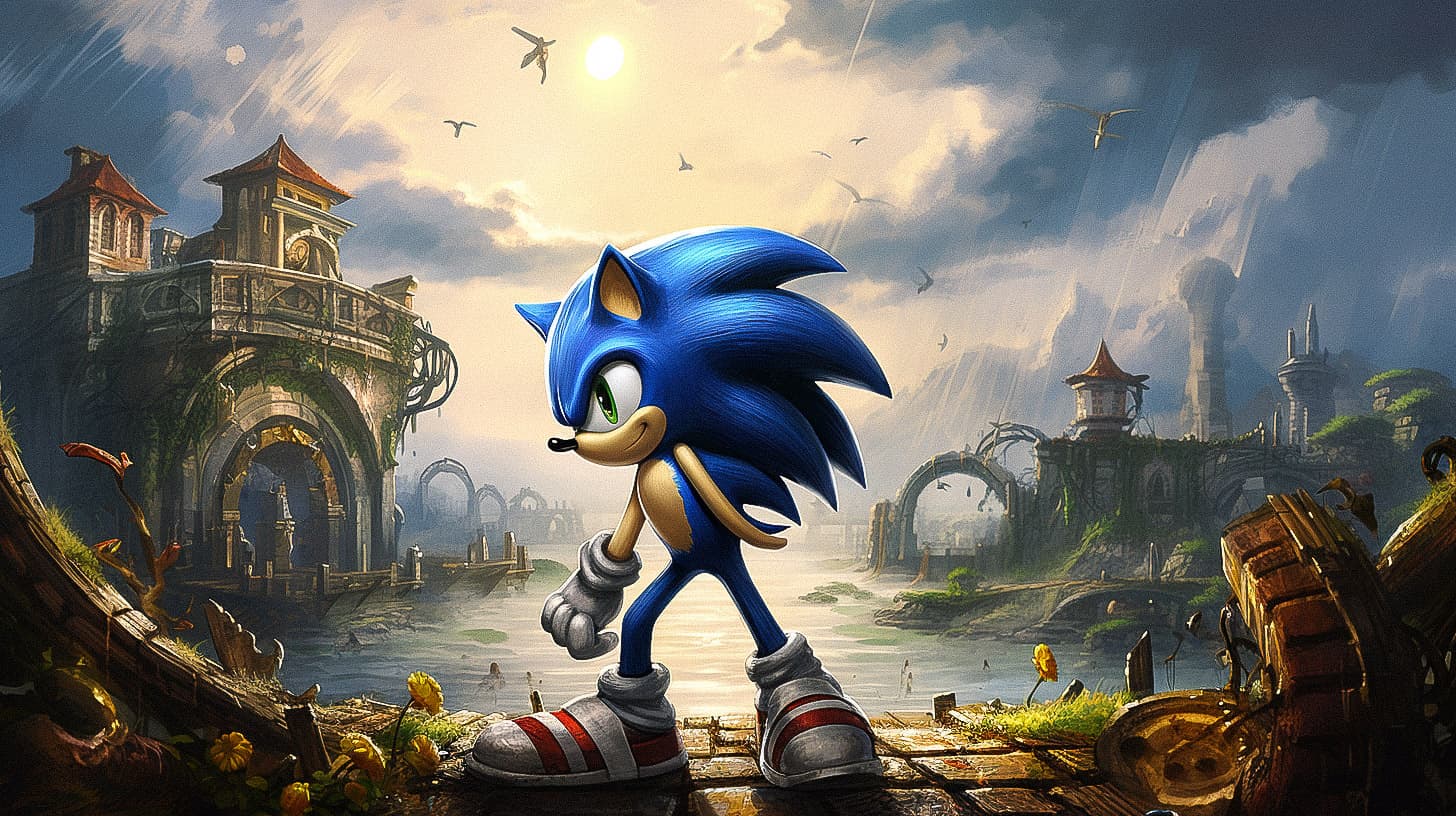 Sonic the Hedgehog Midjourney style | Andrei Kovalev's Midlibrary