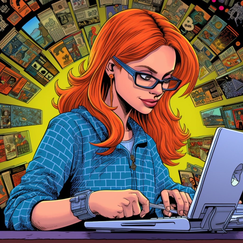 Mike Allred Midjourney style | Andrei Kovalev's Midlibrary