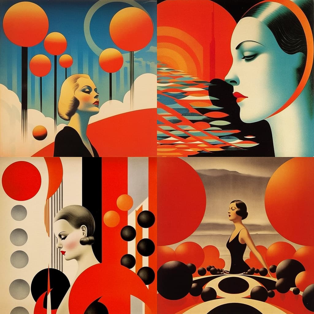 Herbert Bayer Midjourney style | Andrei Kovalev's Midlibrary 2.0