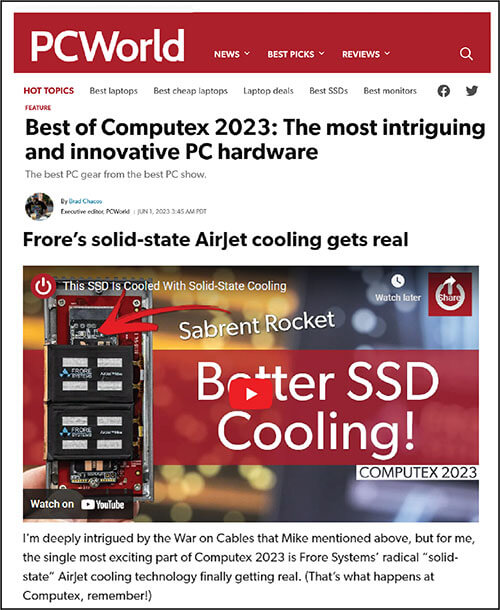 News | Frore Systems