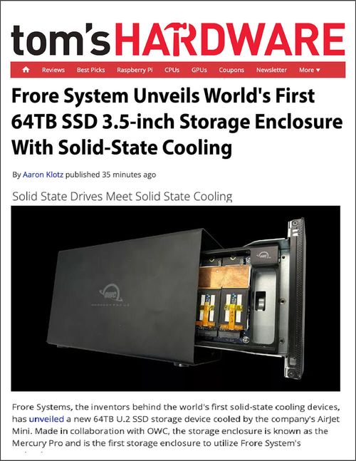 News | Frore Systems