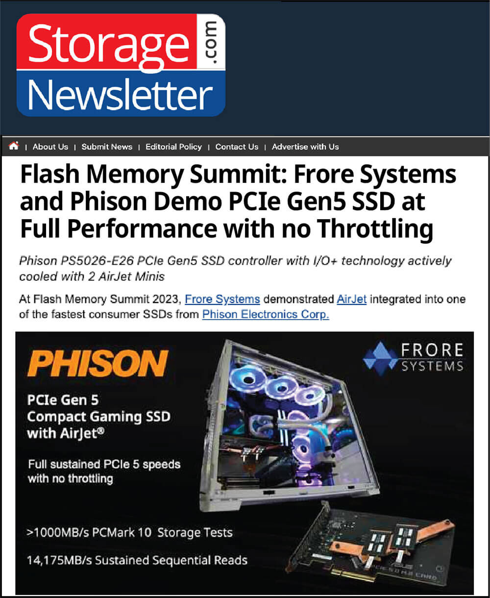 News | Frore Systems