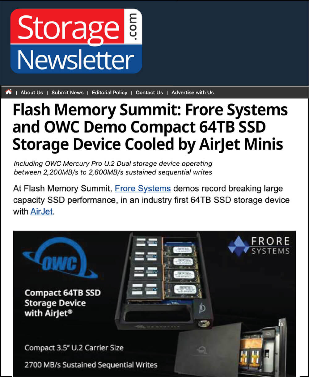 News | Frore Systems