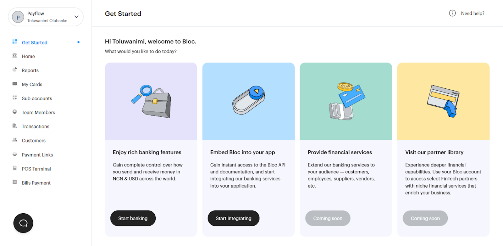 Bloc 2.0B Dashboard Updates