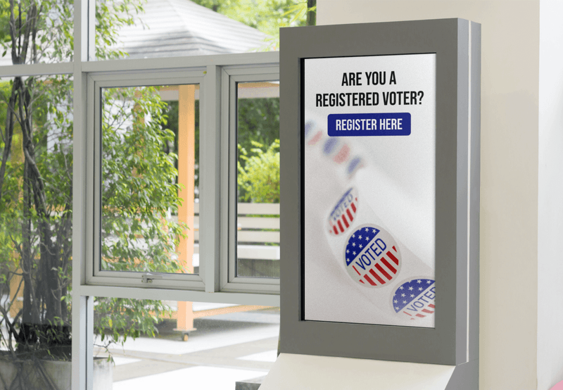 Efficient communication for government facilities with digital signage ...