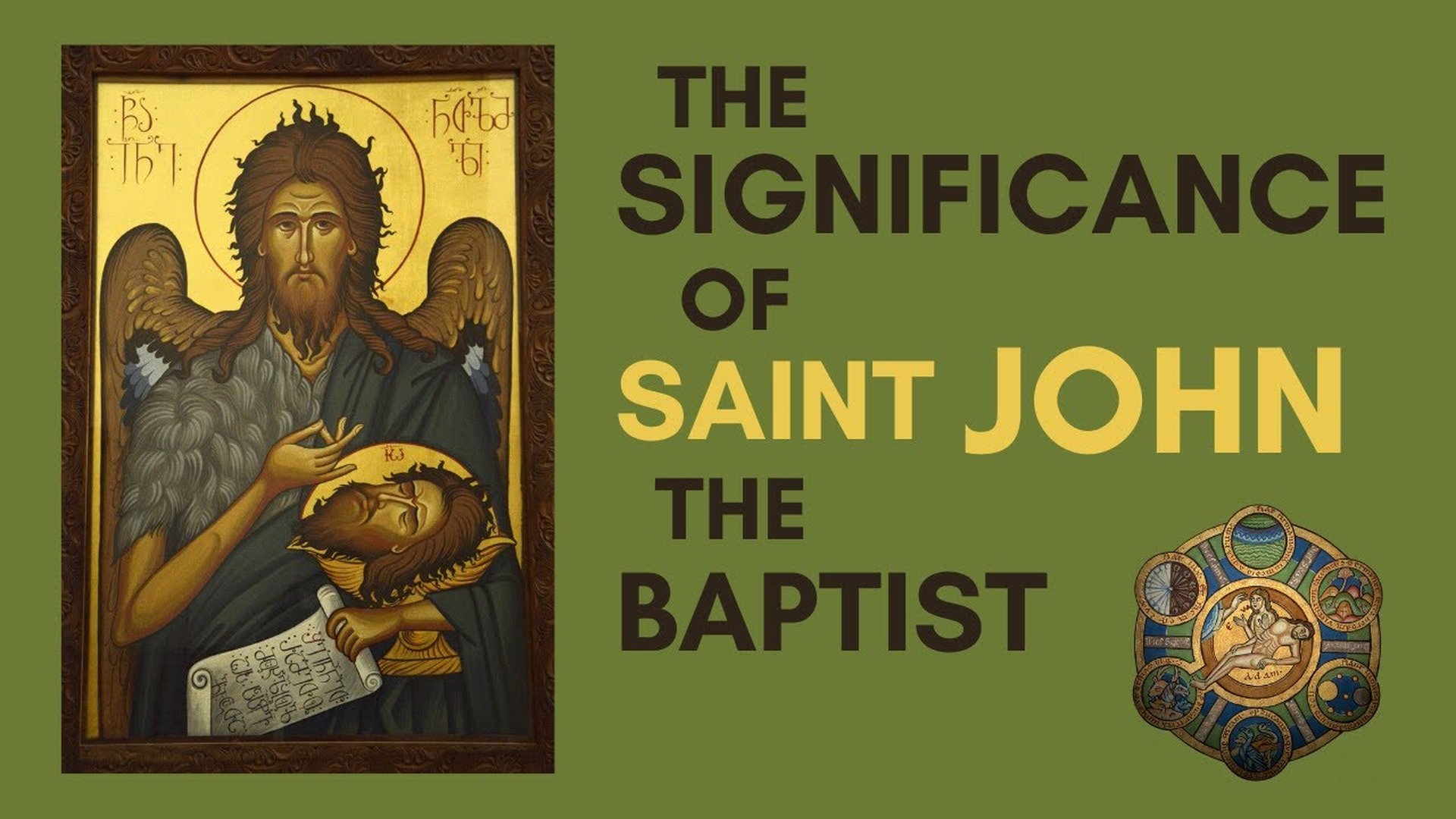 What Makes St John the Baptist Unique | Jonathan Pageau - The Symbolic ...