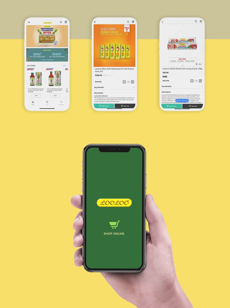 Looloo Herbal new website design and developed by Parashift