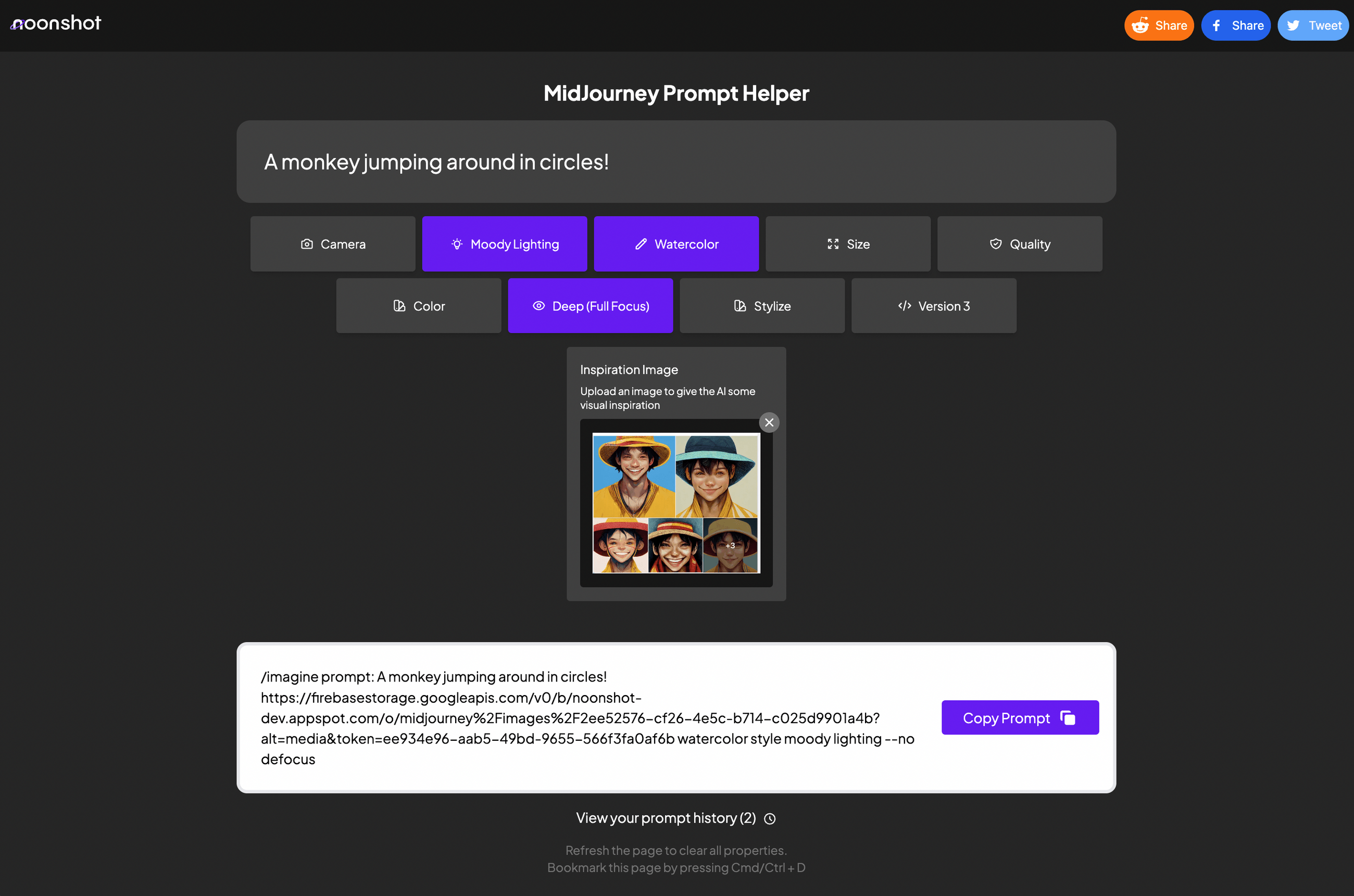 Future Tools - MidJourney Prompt Tool