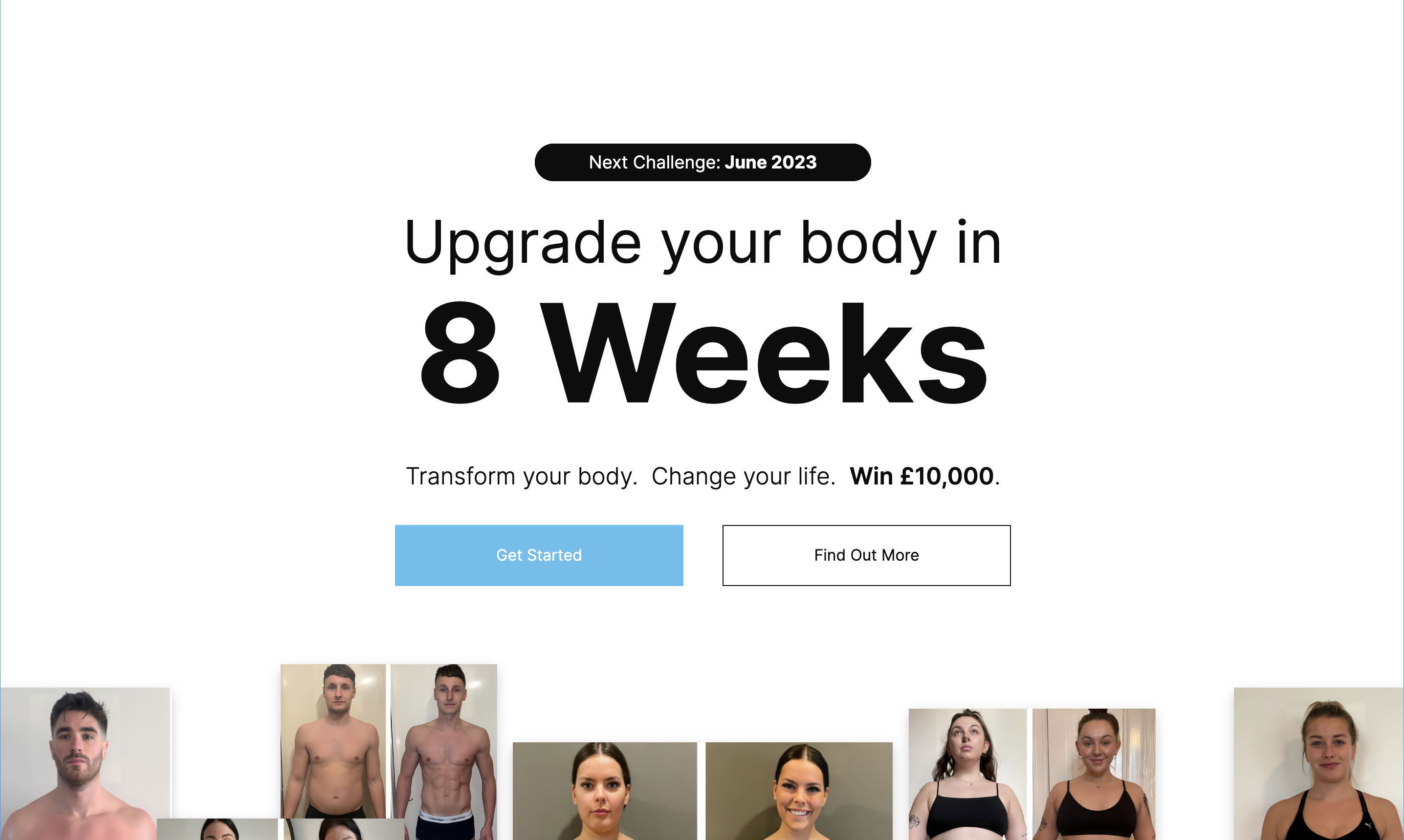 Upgrade your body in 8 weeks: The Transformation Challenge