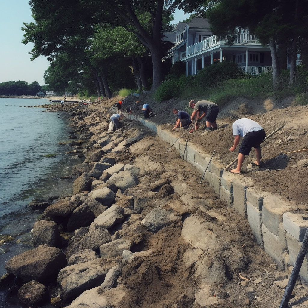 Shoreline Erosion | Landscape Construction | Oakhill Outdoor ...