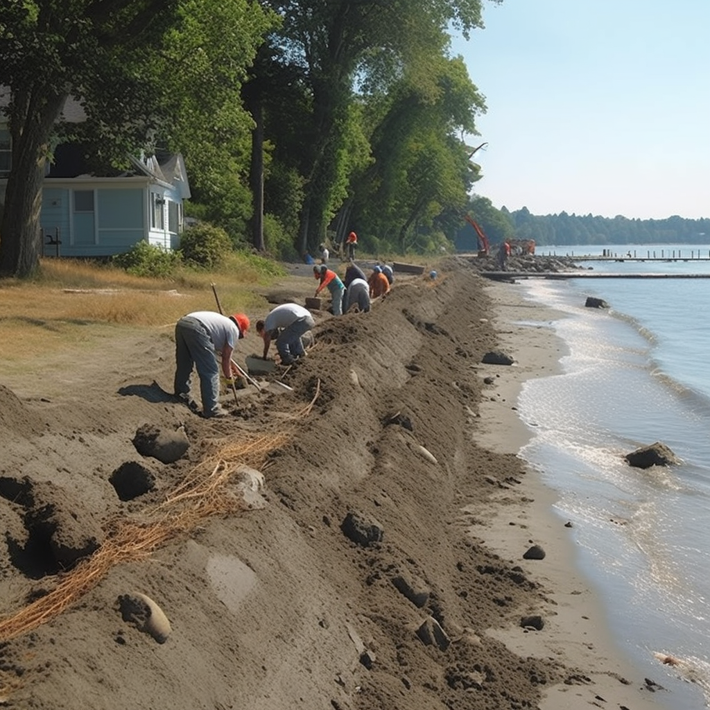 Shoreline Erosion | Landscape Construction | Oakhill Outdoor ...