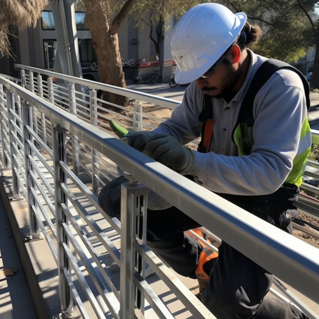 Railings | Landscape Construction | Oakhill Outdoor Maintenance ...