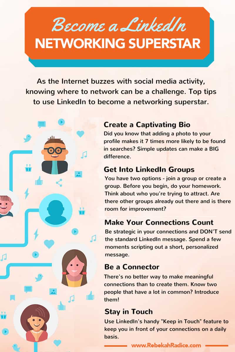 How to Use LinkedIn to Become a Networking Superstar | Hey Rebekah