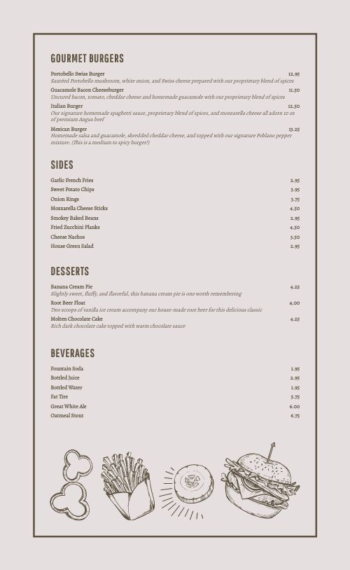 Where to Find a Good Menu DesignTemplate for Your Restaurant?