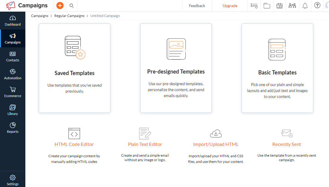 Detailed Guide to Zoho Email Campaigns