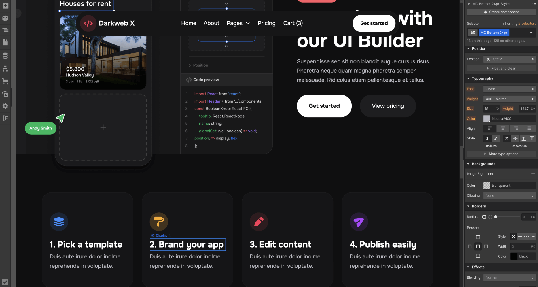 Start Here - Darkweb X - Webflow Ecommerce website template