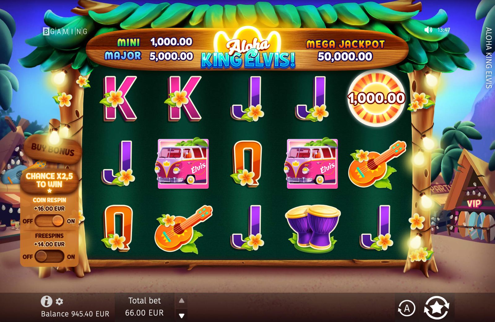 Aloha King Elvis Basic – Review & Free Play | BGaming