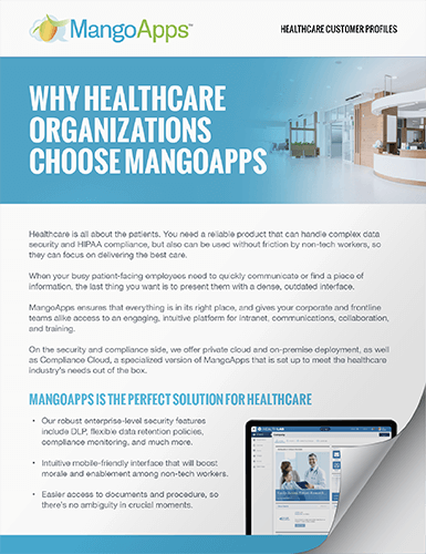 Why Healthcare Organizations Choose MangoApps | MangoApps