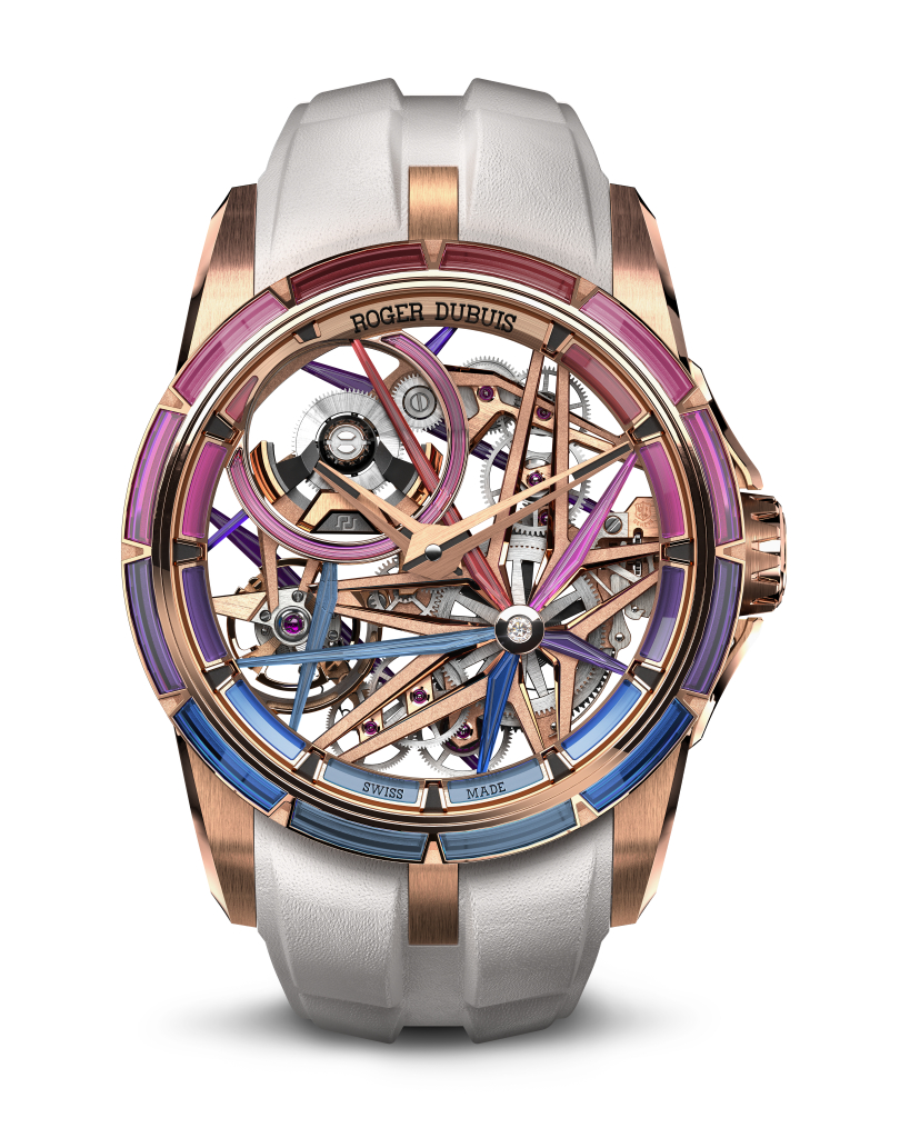 While audacious colours define the Excalibur Blacklight Spin-StoneTM MB ...