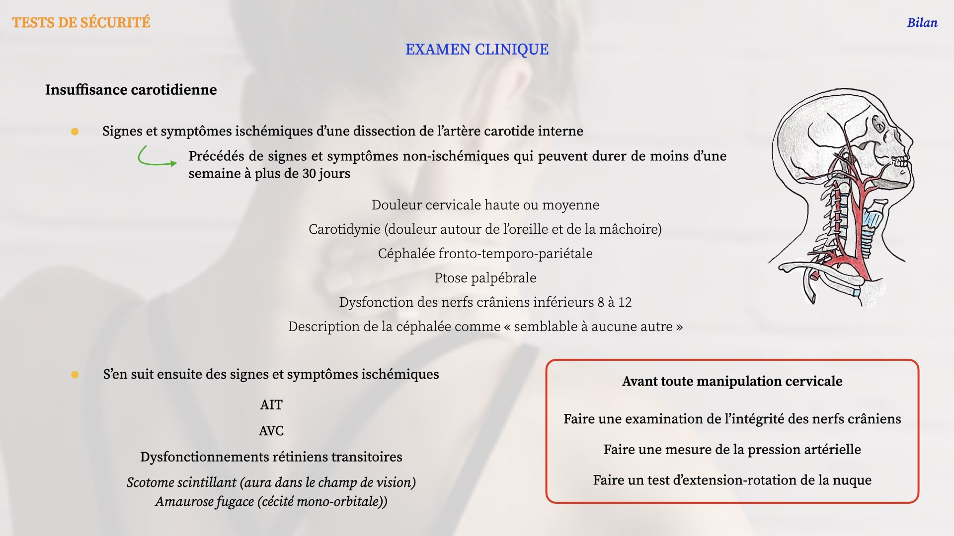 Module - Les céphalées cervicogéniques - Diasgnostic & Bilan