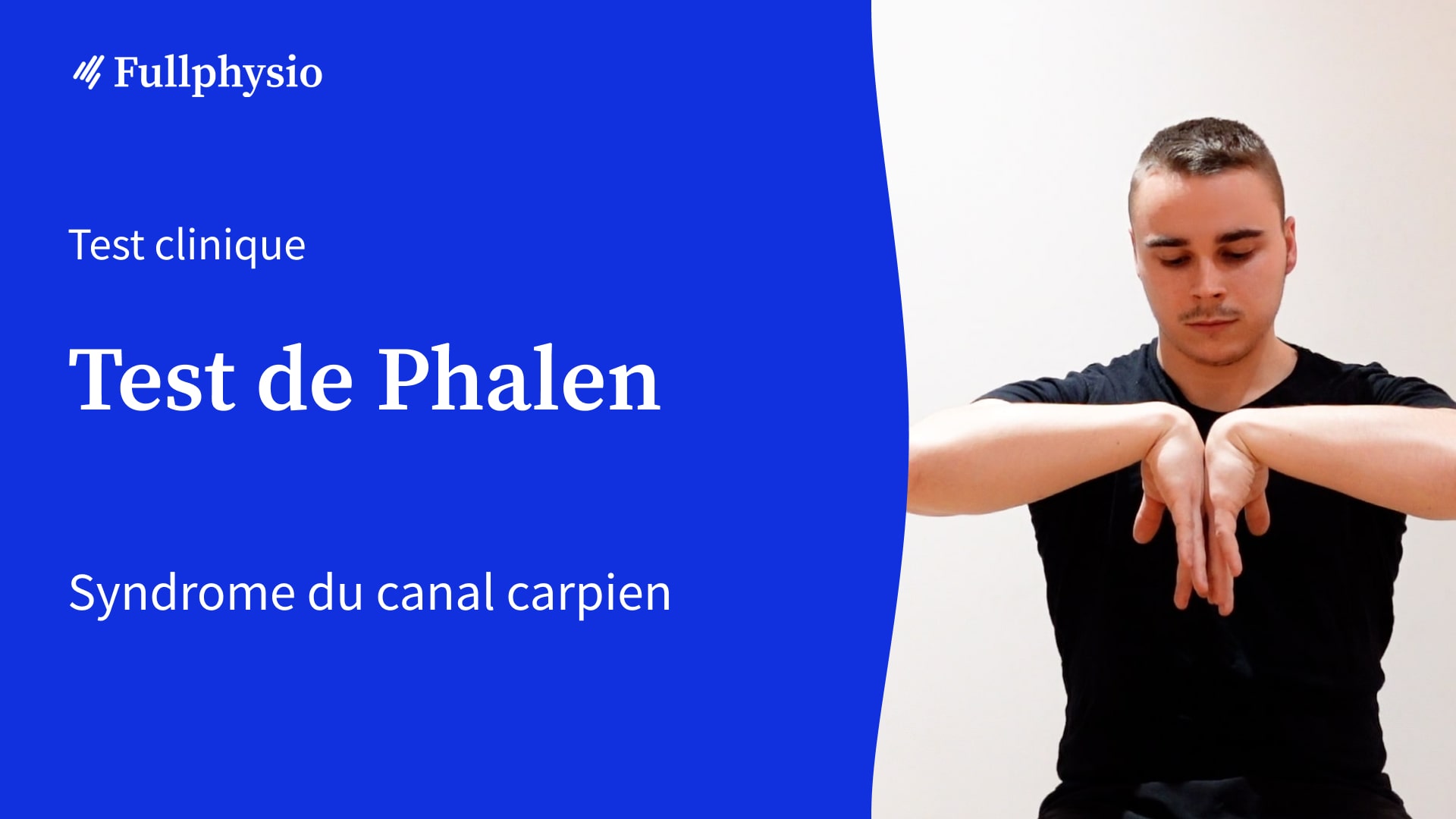 Vidéo de test - Test de Phalen