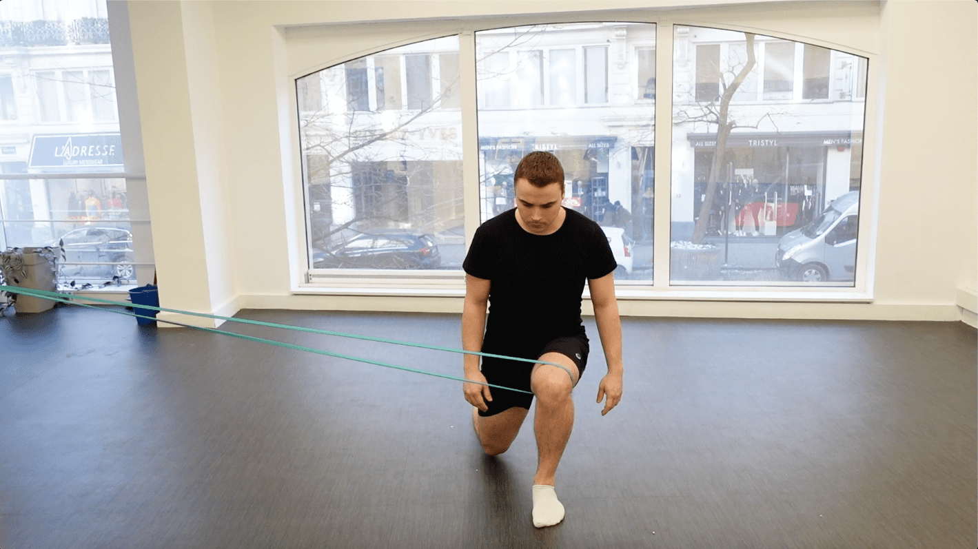 Vidéo d'exercice - Fente avec stabilisation du genou