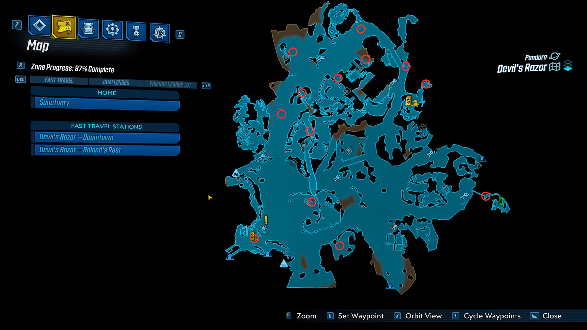 Borderlands 3 - All Named Locations Achievements