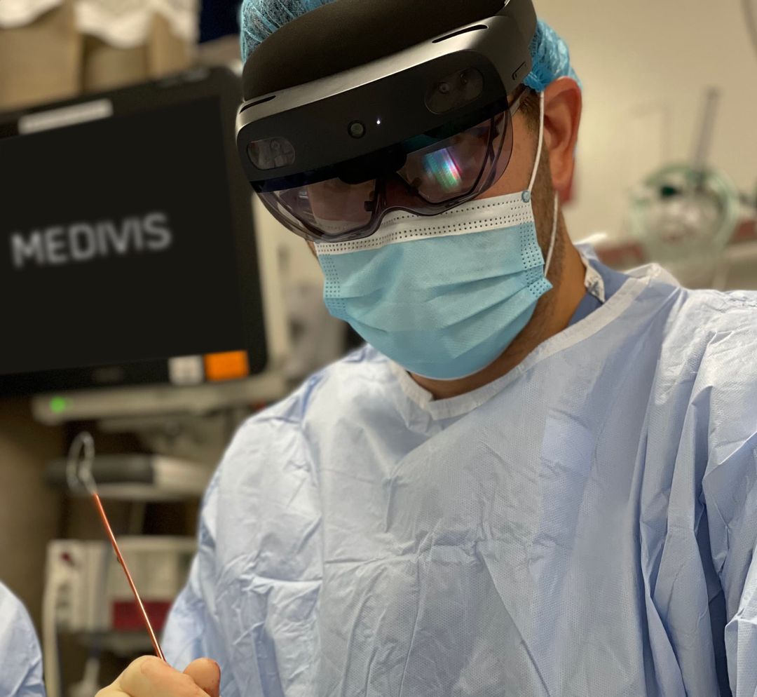 A new standard of surgery using augmented reality.