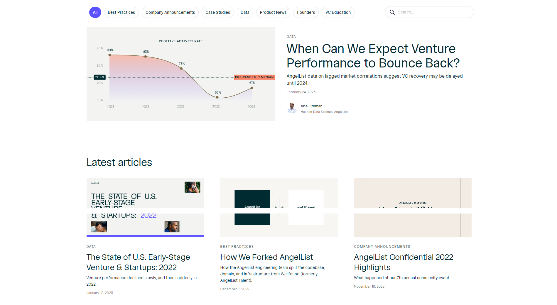 CMS Header Inspiration