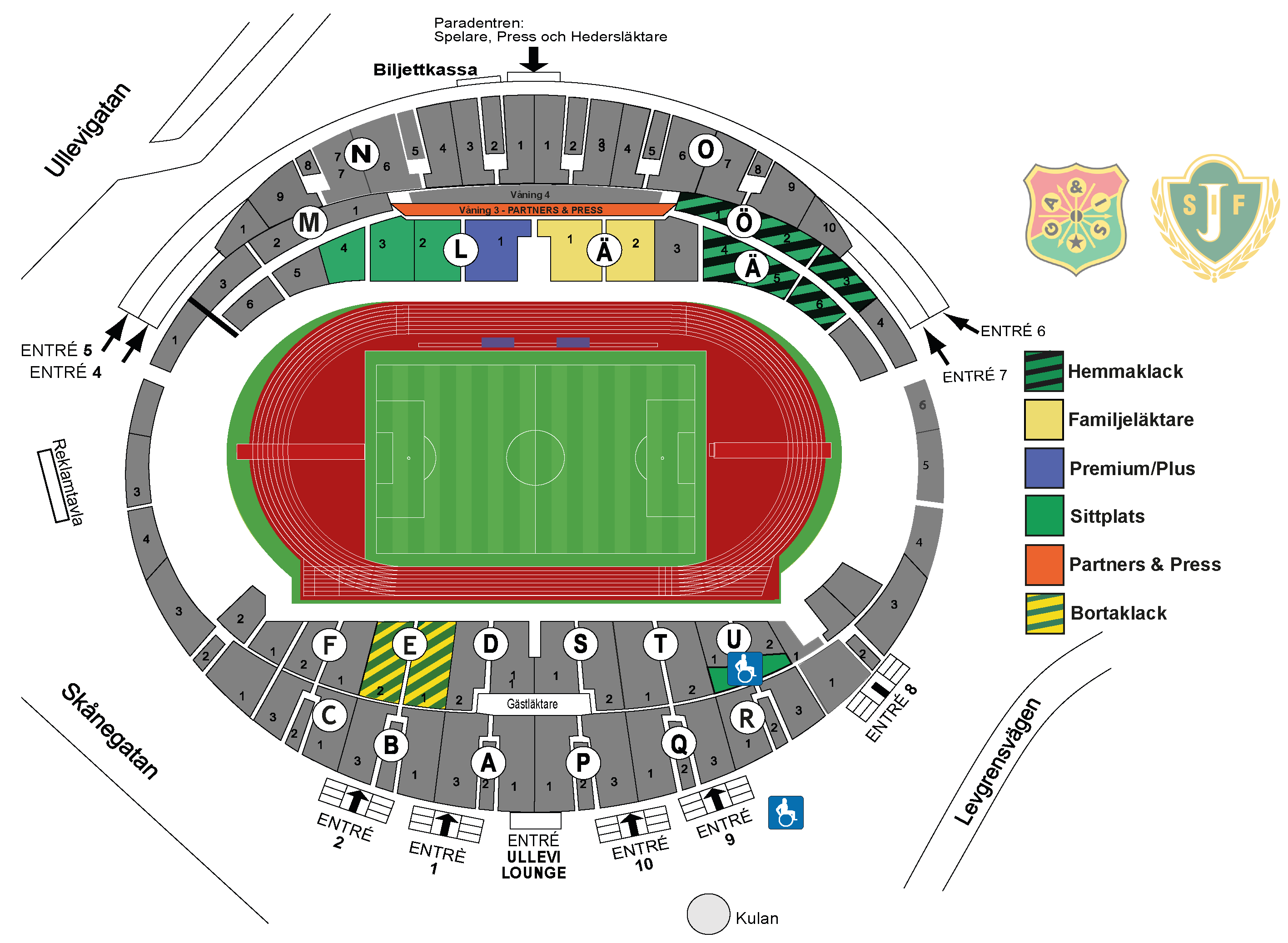 GAIS | Biljettinformation och arenaupplägg inför flytten till Ullevi