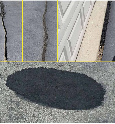 Asphalt Cold Patch Repair In Northern Illinois | Strictly Sealcoating, INC®