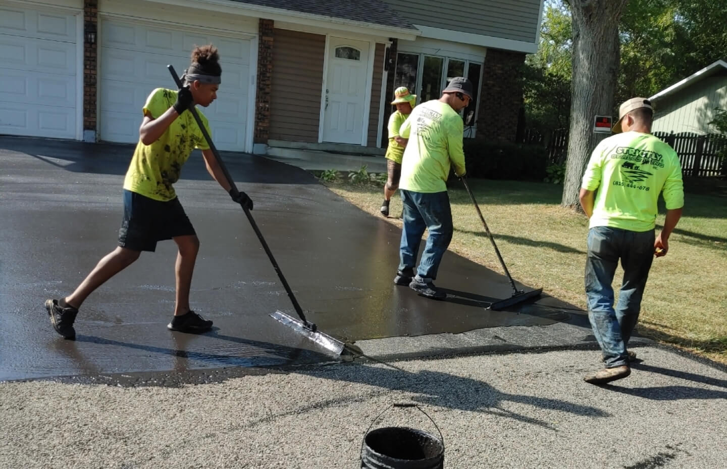 Driveway Sealcoating In Northern Illinois | Strictly Sealcoating, INC®