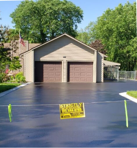 Asphalt Crack Filling In McHenry County, IL | Strictly Sealcoating, INC®