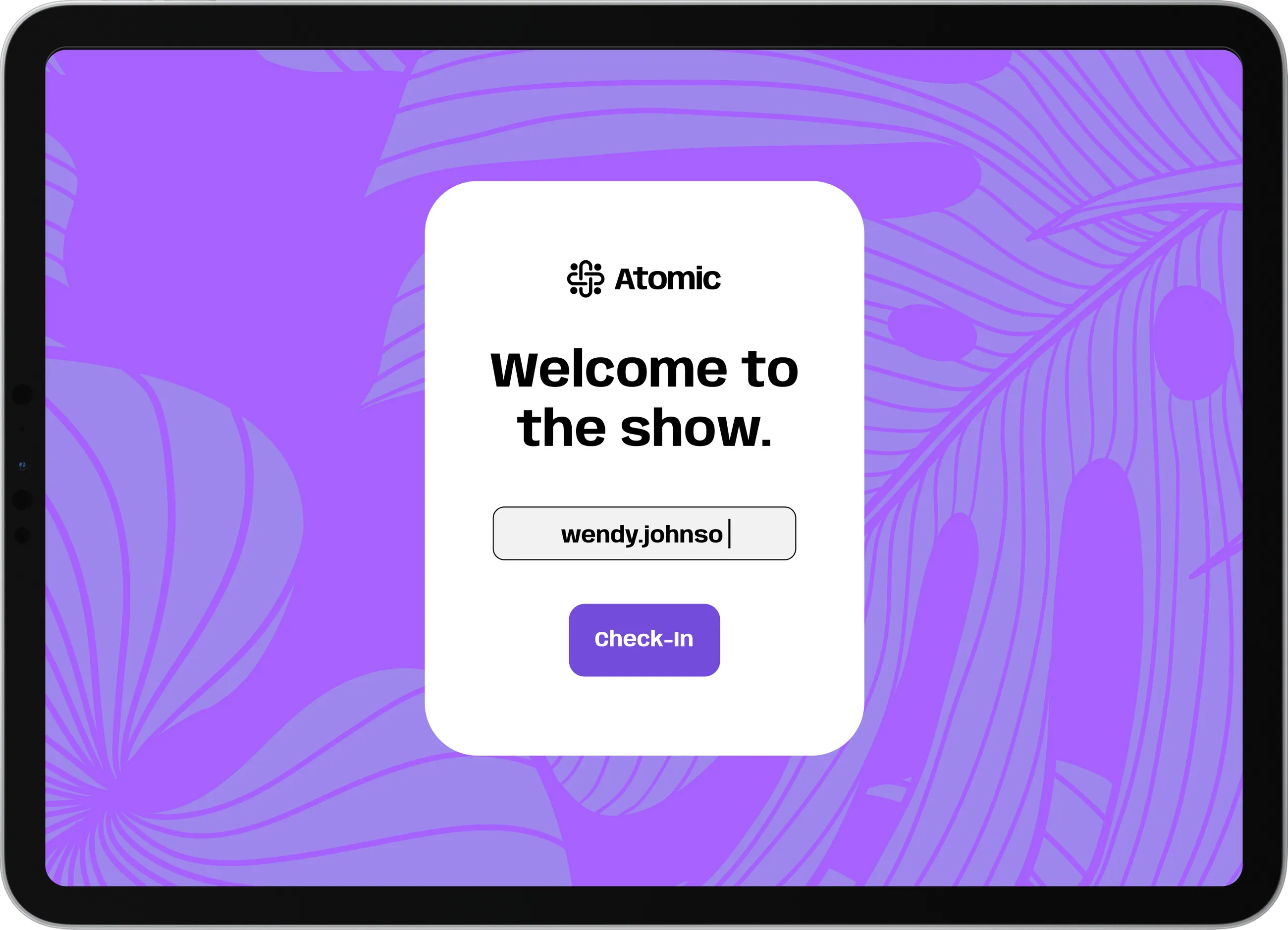 Mobile Event Check-in App - Splash
