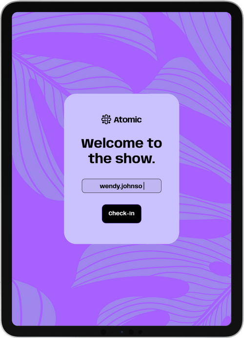 Mobile Event Check-in App - Splash