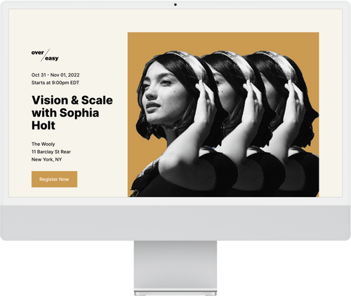 Create Custom Event Websites and Pages - Splash