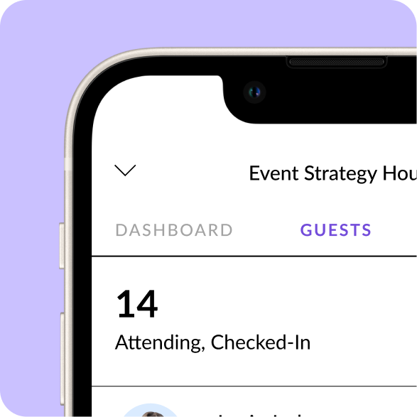 Mobile Event Check-in App - Splash