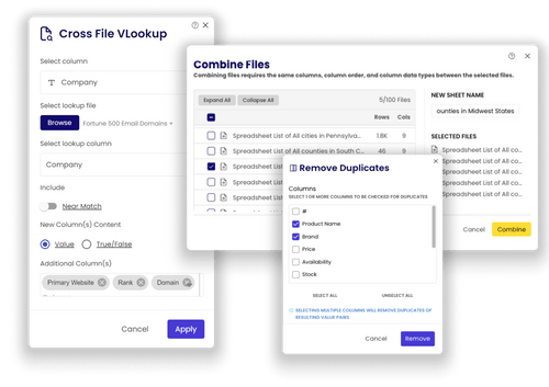 Analyze Big Data In A Spreadsheet | Product Features | Gigasheet