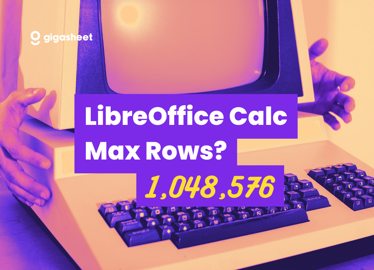 Excel Max Rows 1 048 576 Is The Limit
