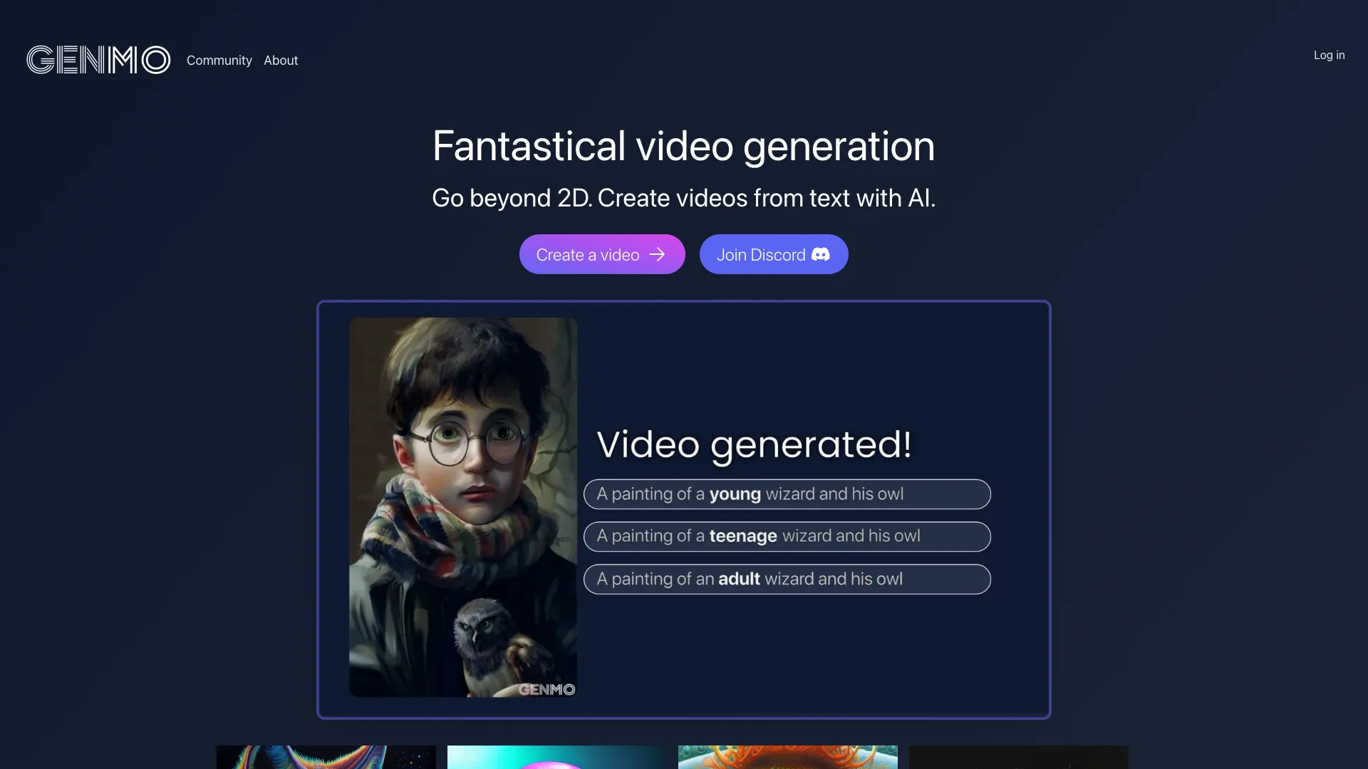 Text to Video from AI - Genmo