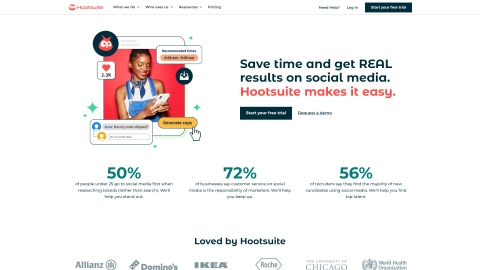 AI Social Media Scheduler - Hootsuite