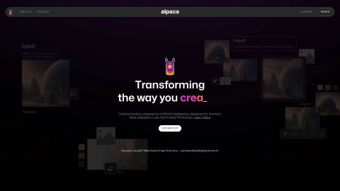 AI Image Generation Tool - Alpaca