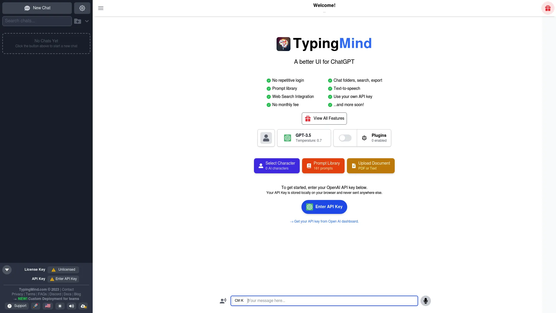 AI Communication Tool - Typingmind