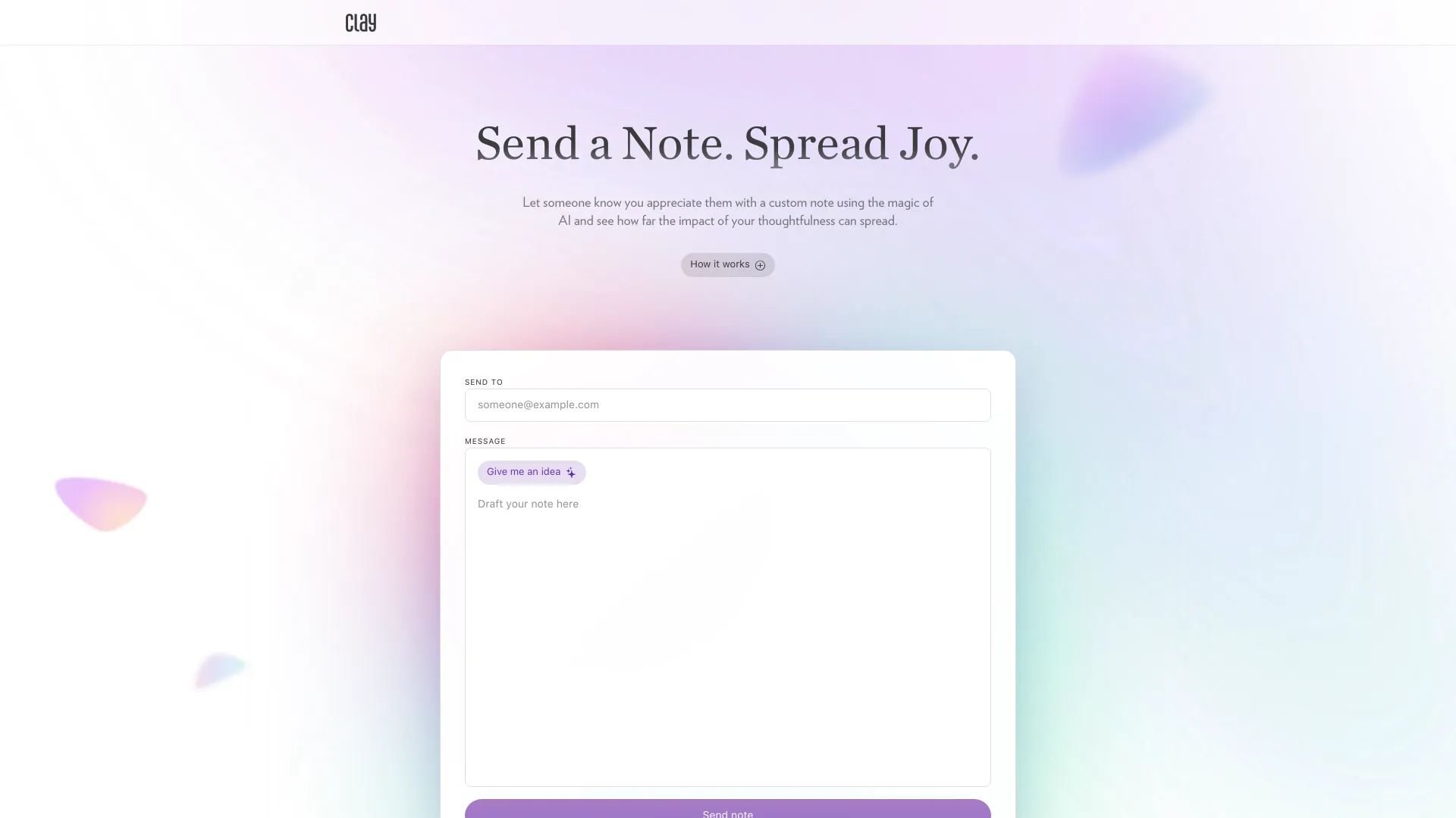 AI Appreciation Note Generator - Spread Positivity Today