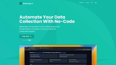 AI Data Scraper - Webscrapeai